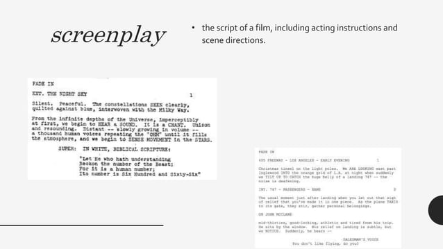 Types of script | PPTX