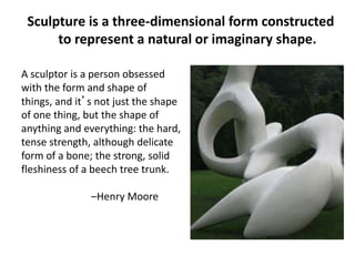 Types of Sculpture | PPTX