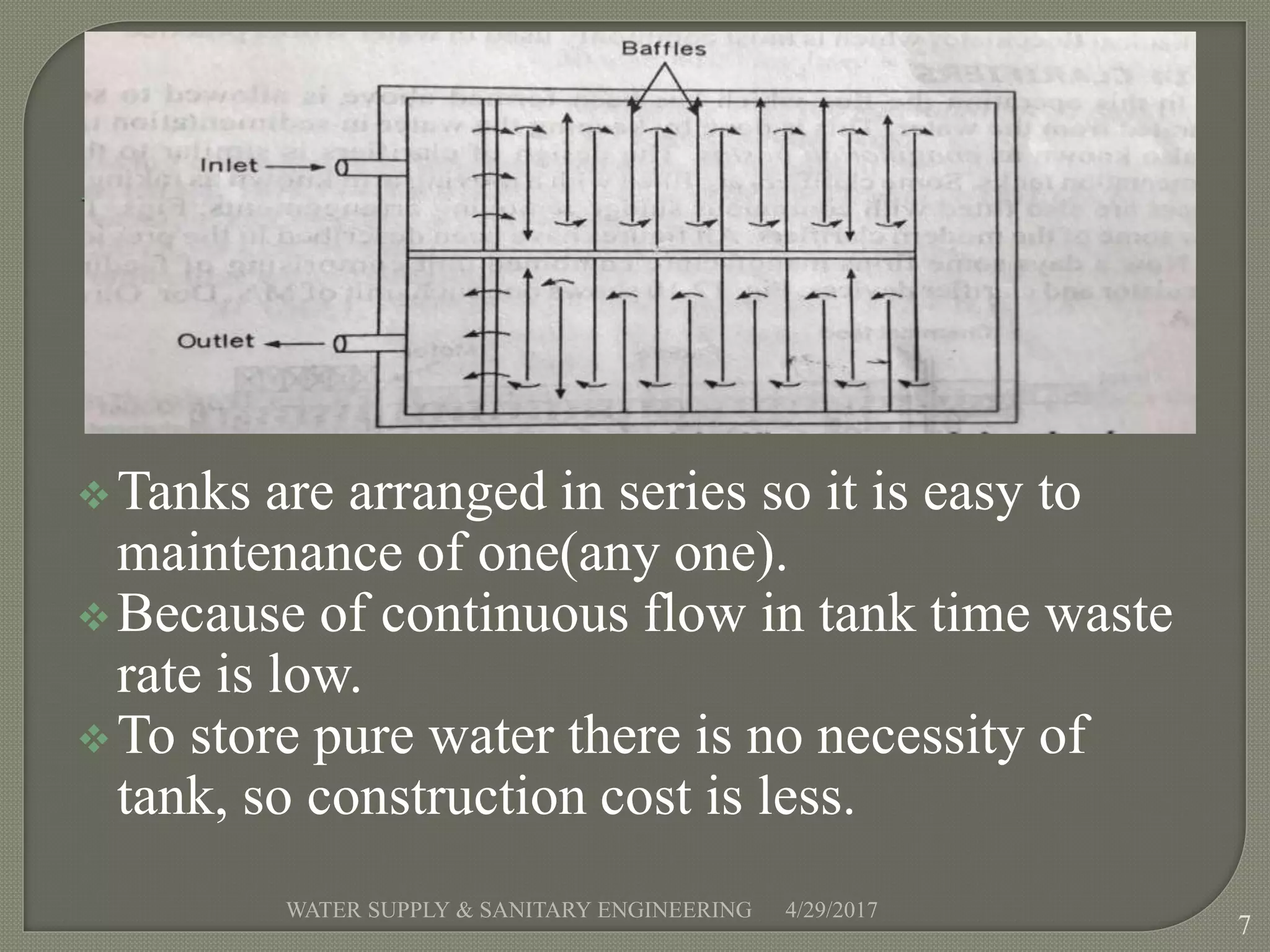 Types of sedimentation tank | PPTX