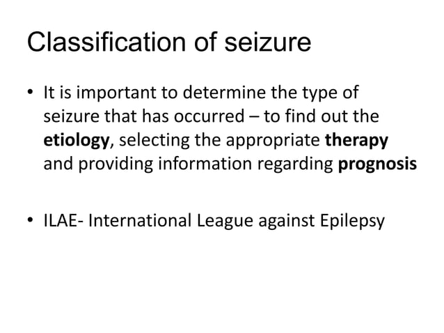 Types of Seizure | PPT