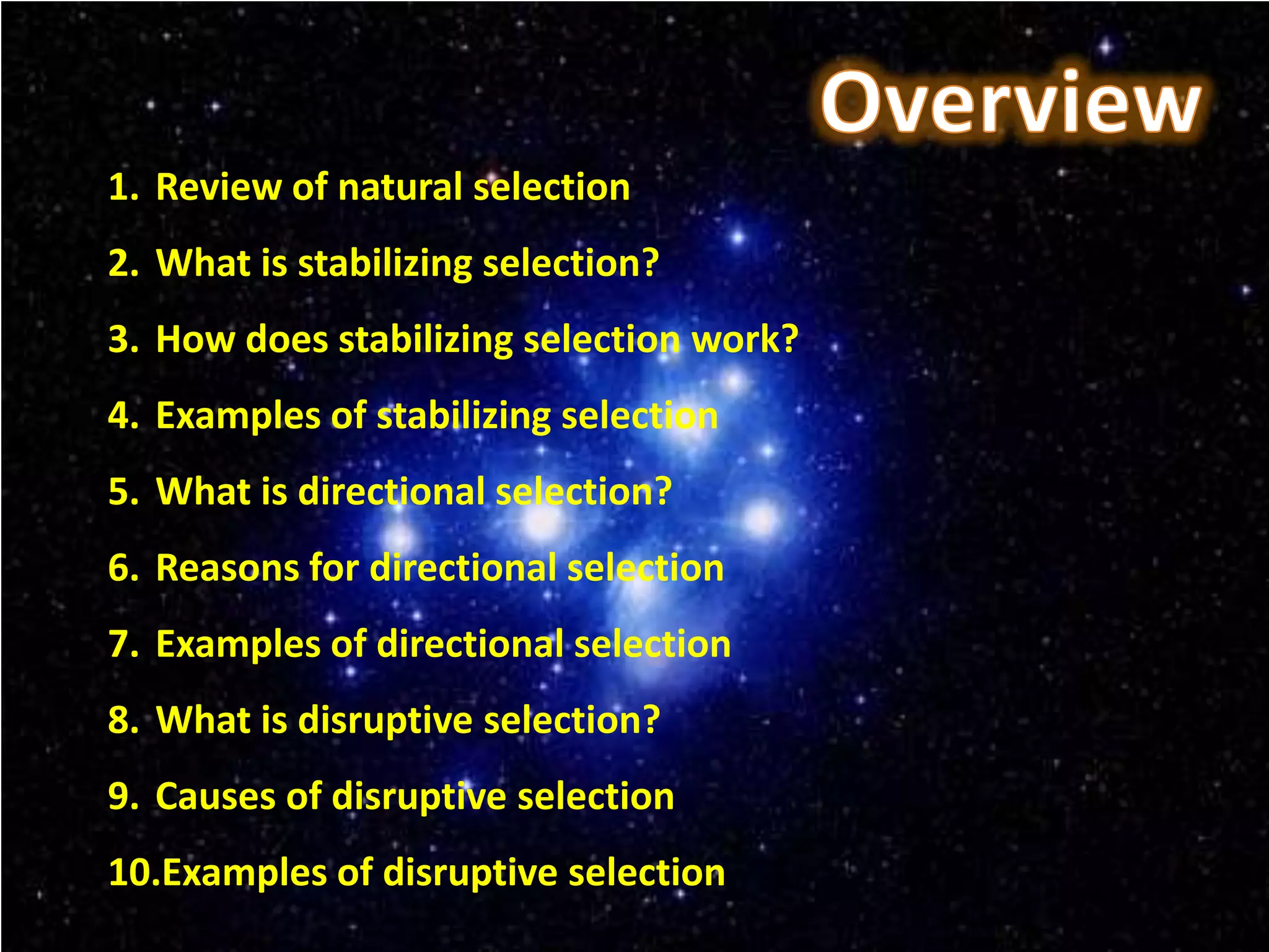 Types of selection | PPTX