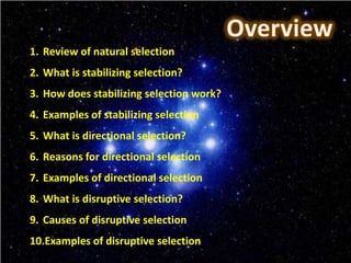 Types of selection | PPTX