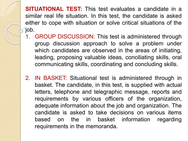 Types of Selection Tests | PPTX | Standardized Testing | Educational ...