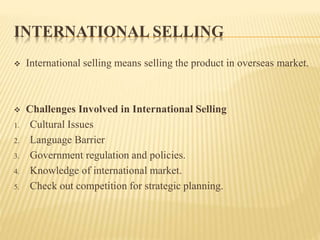 classification of selling | PPTX
