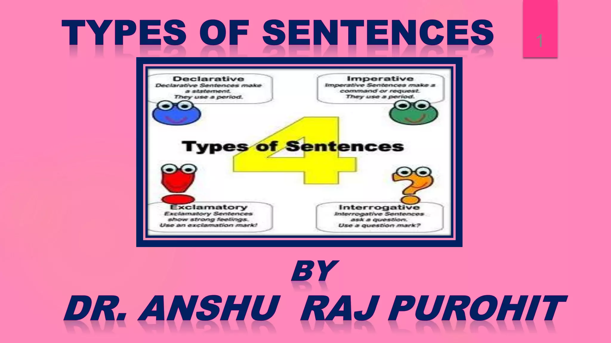 Types of sentences | PPT