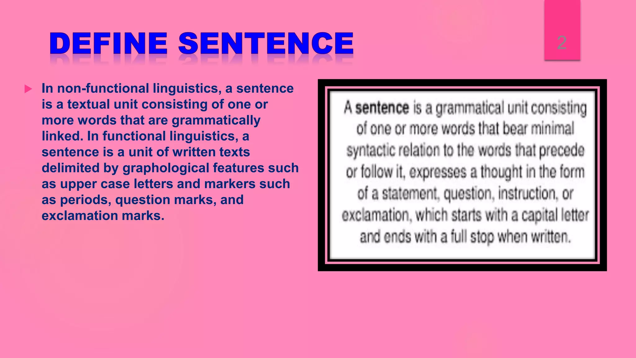 Types of sentences | PPTX