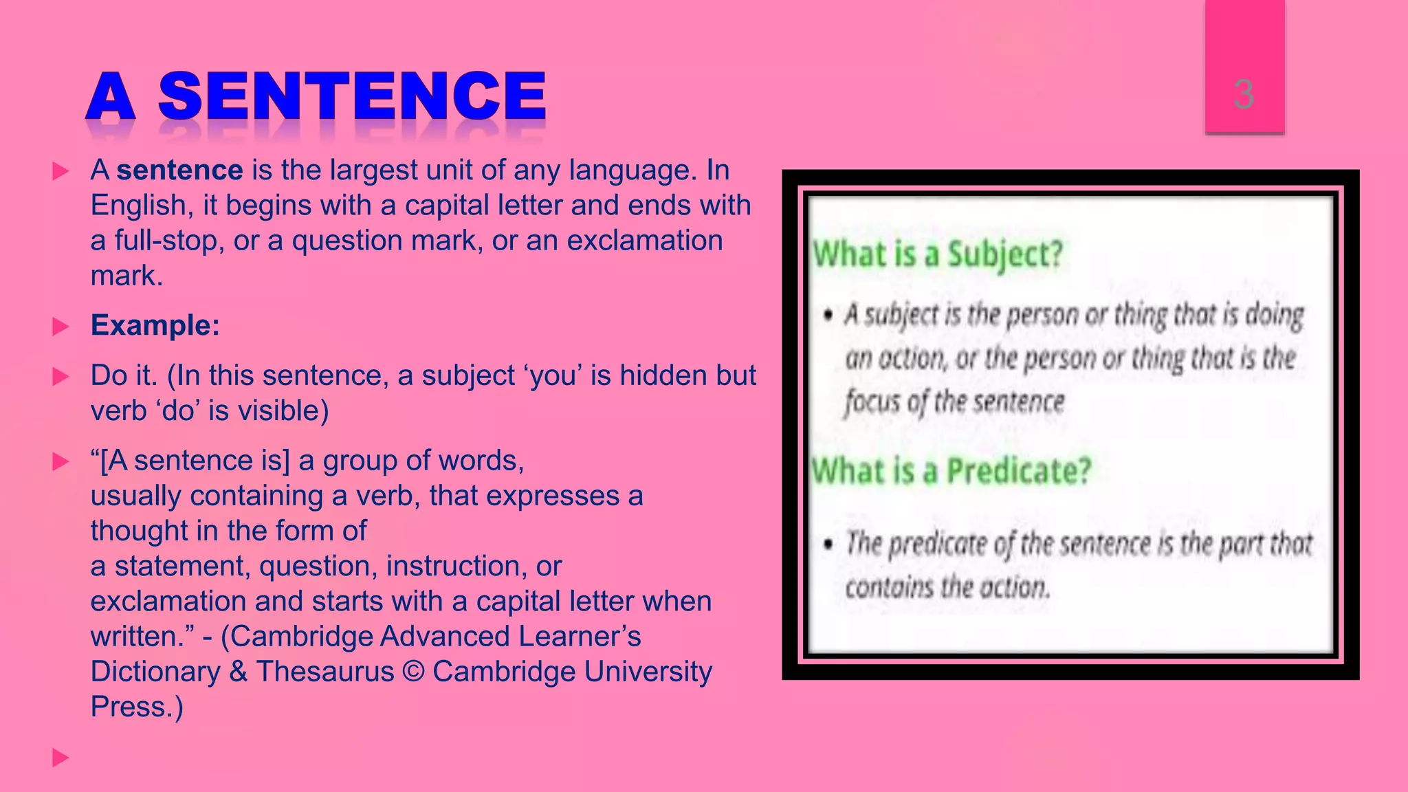 Types of sentences | PPTX