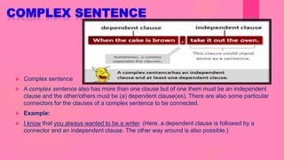 Types of sentences | PPTX