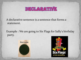 Types of sentences | PPTX