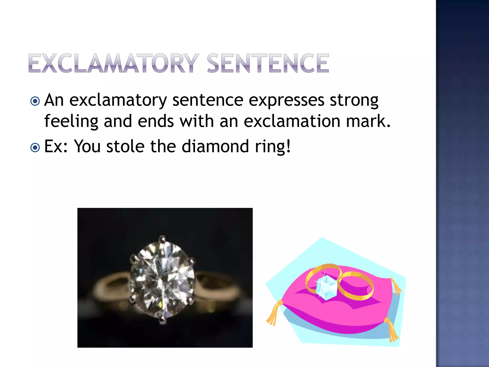 Types of sentences | PPTX