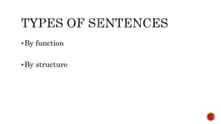 Types of sentences | PPT