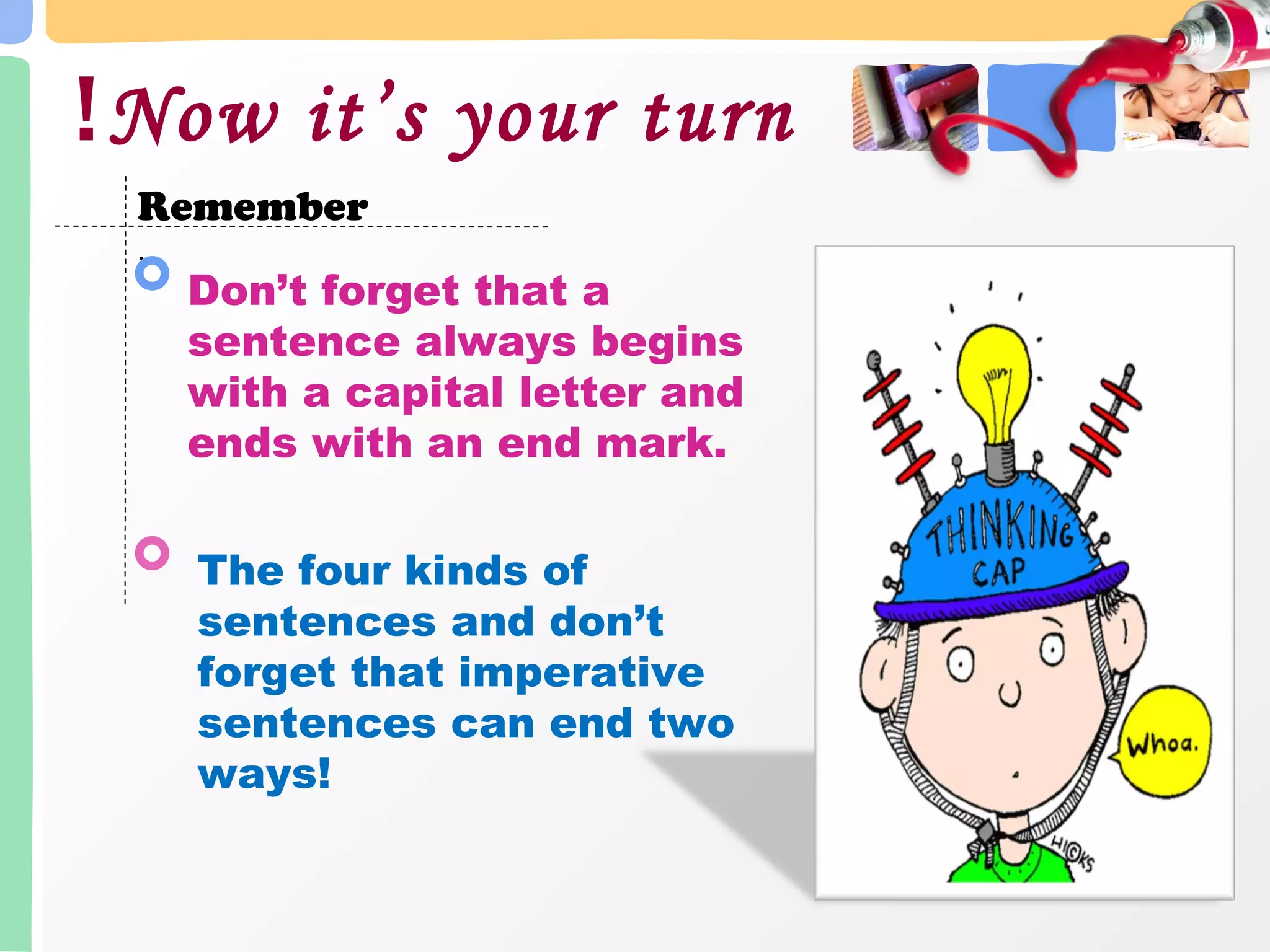 Types of sentences | PPT