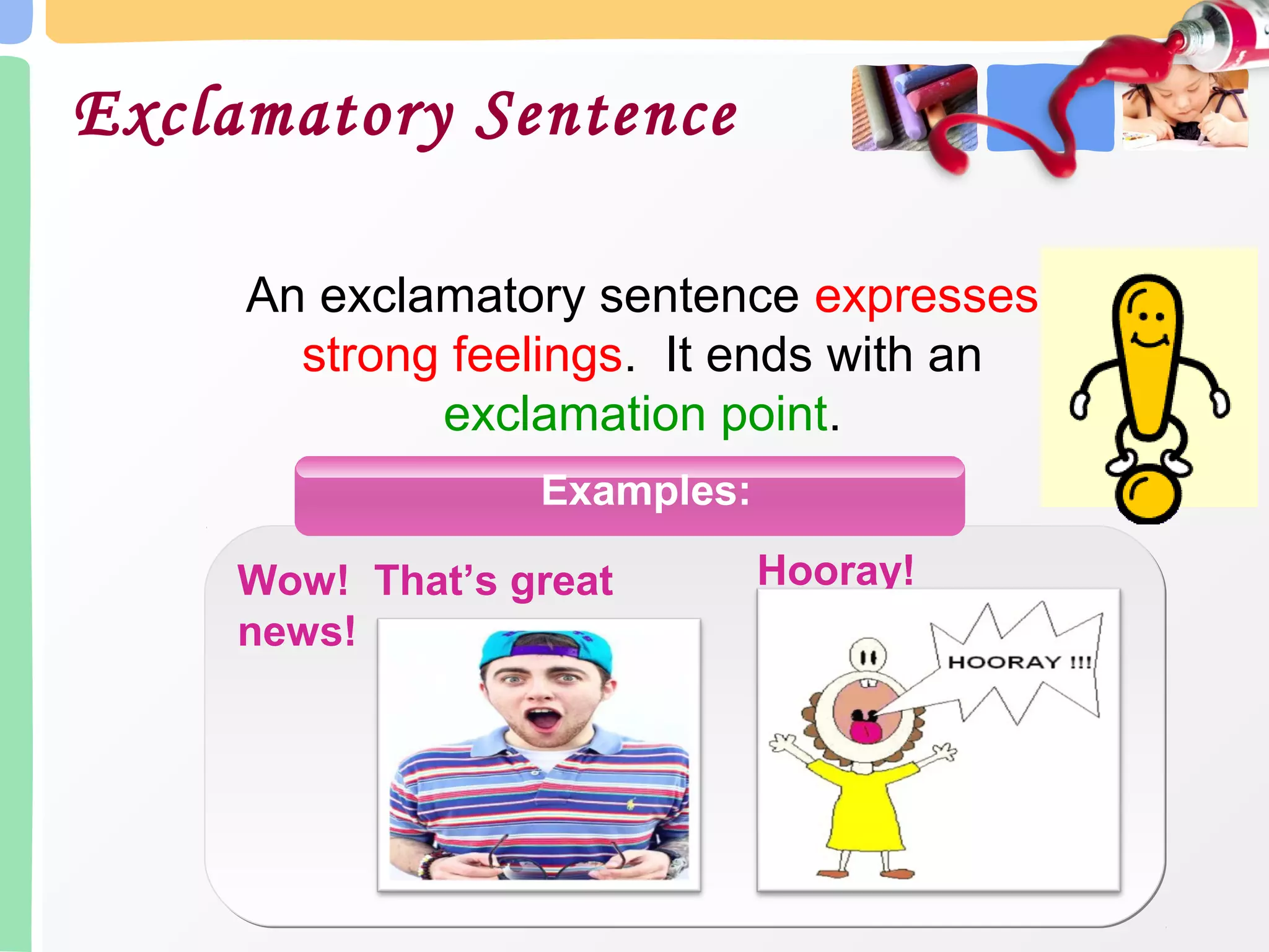 Types of sentences | PPT