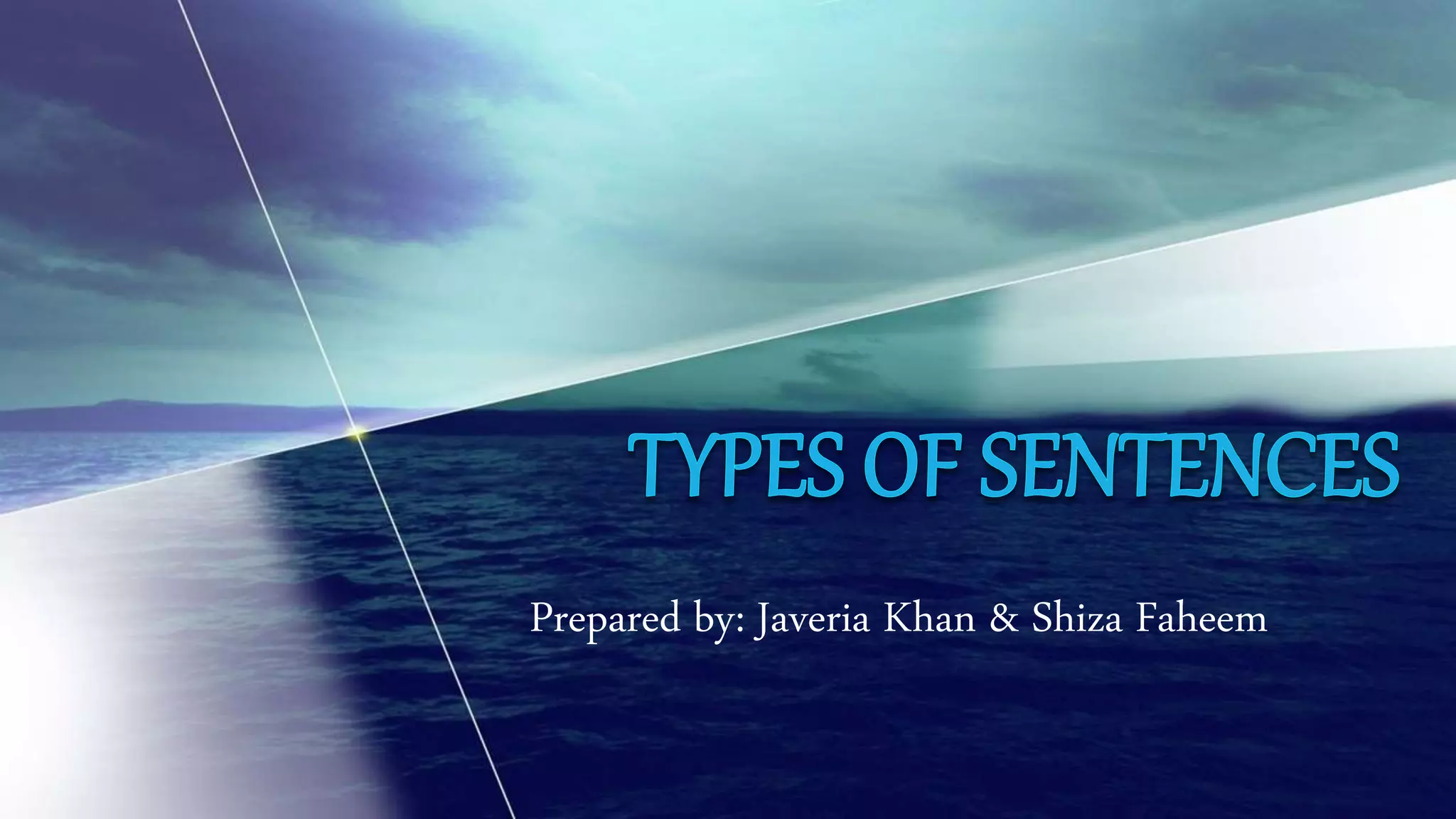Types of sentences | PPT