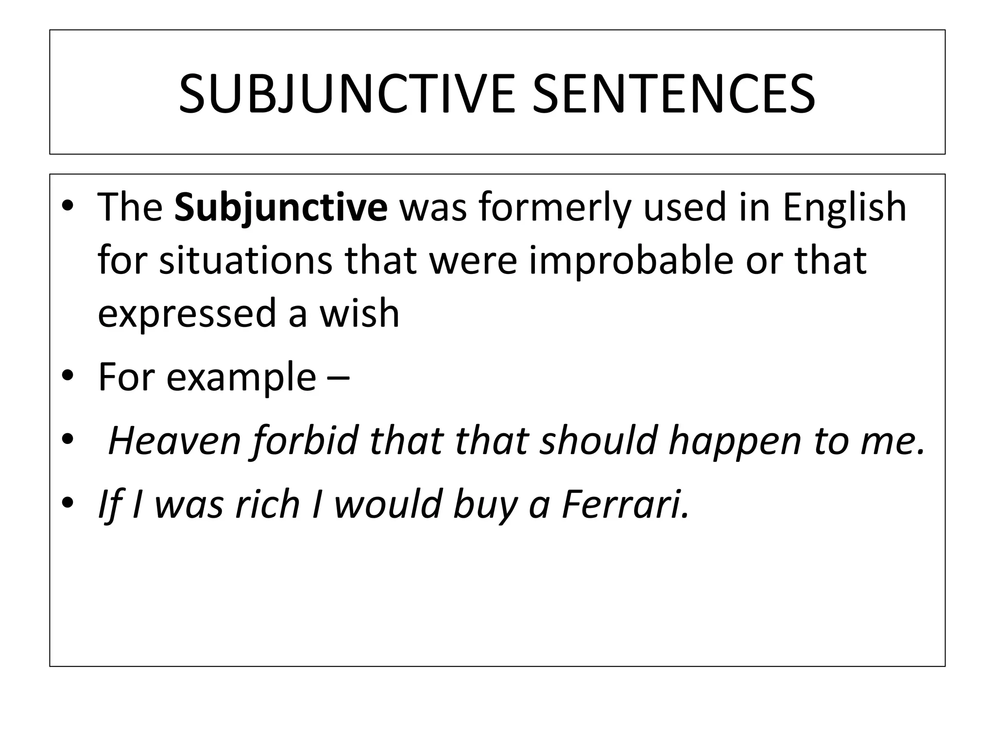 Types of sentences | PPTX