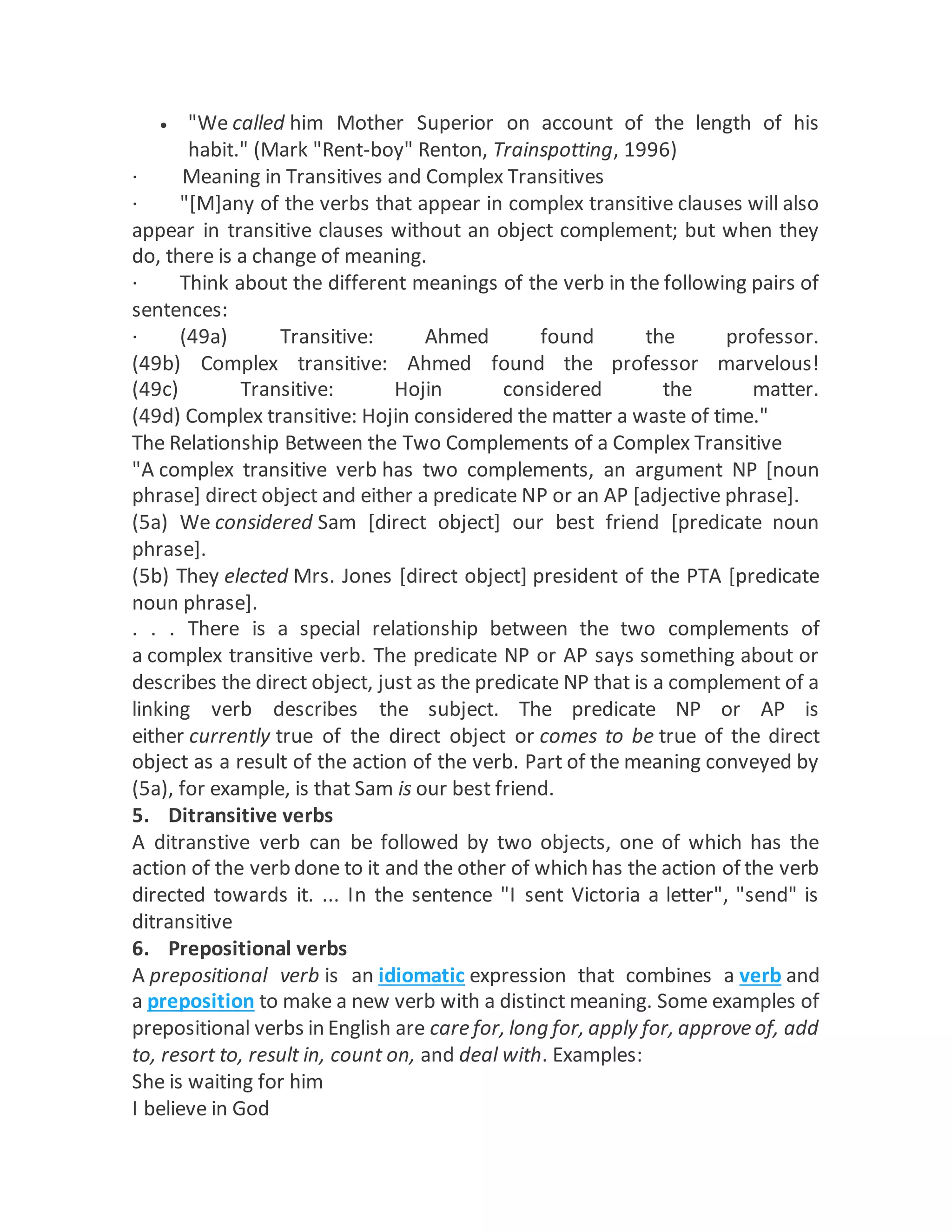 Types of sentences | DOCX | Programming Languages | Computing