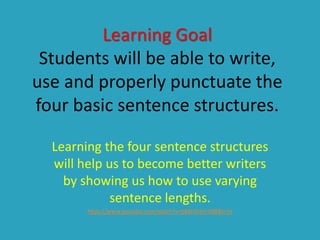 Types of sentences | PPT