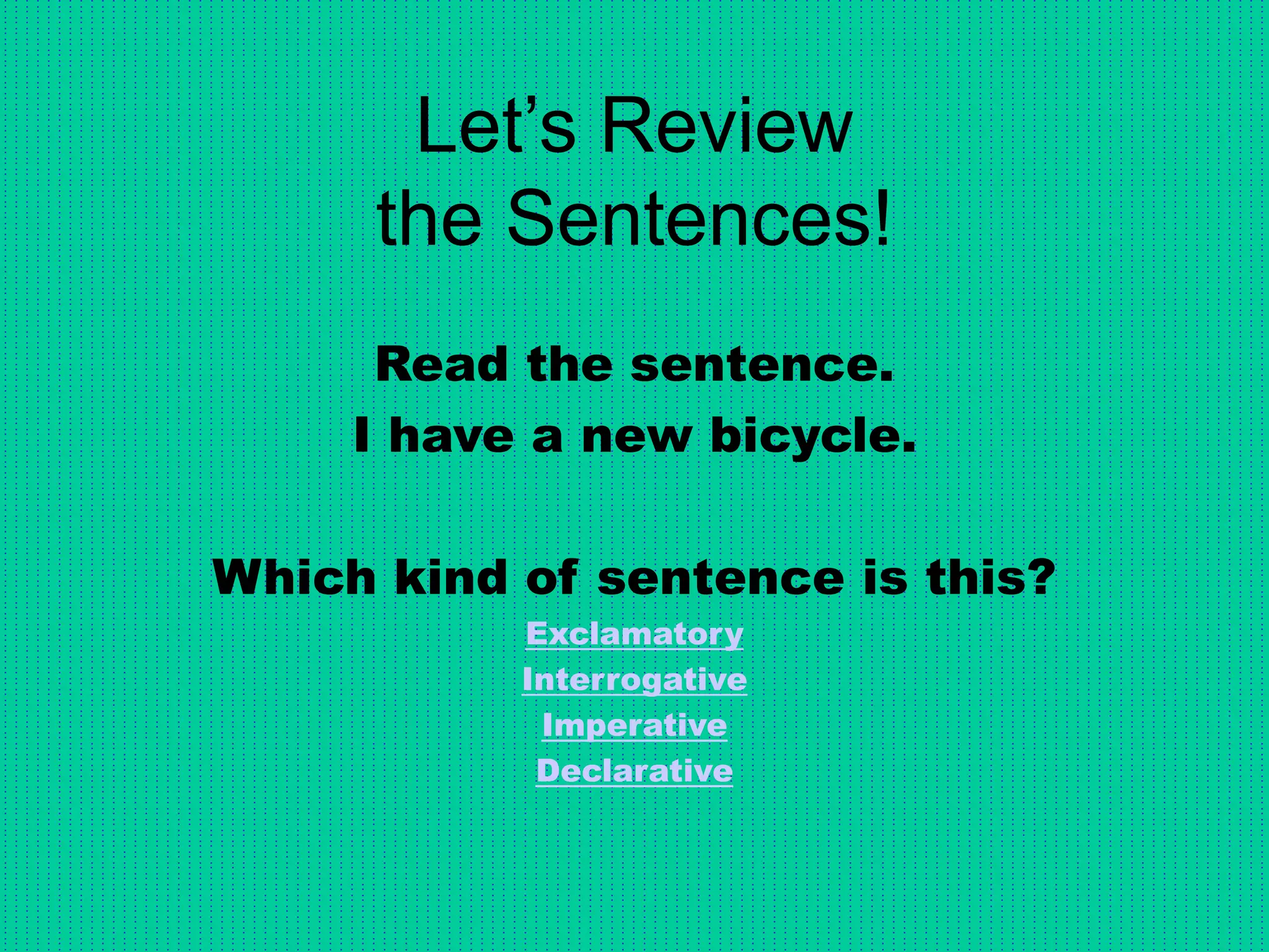 Types of Sentences.ppt | Free Download