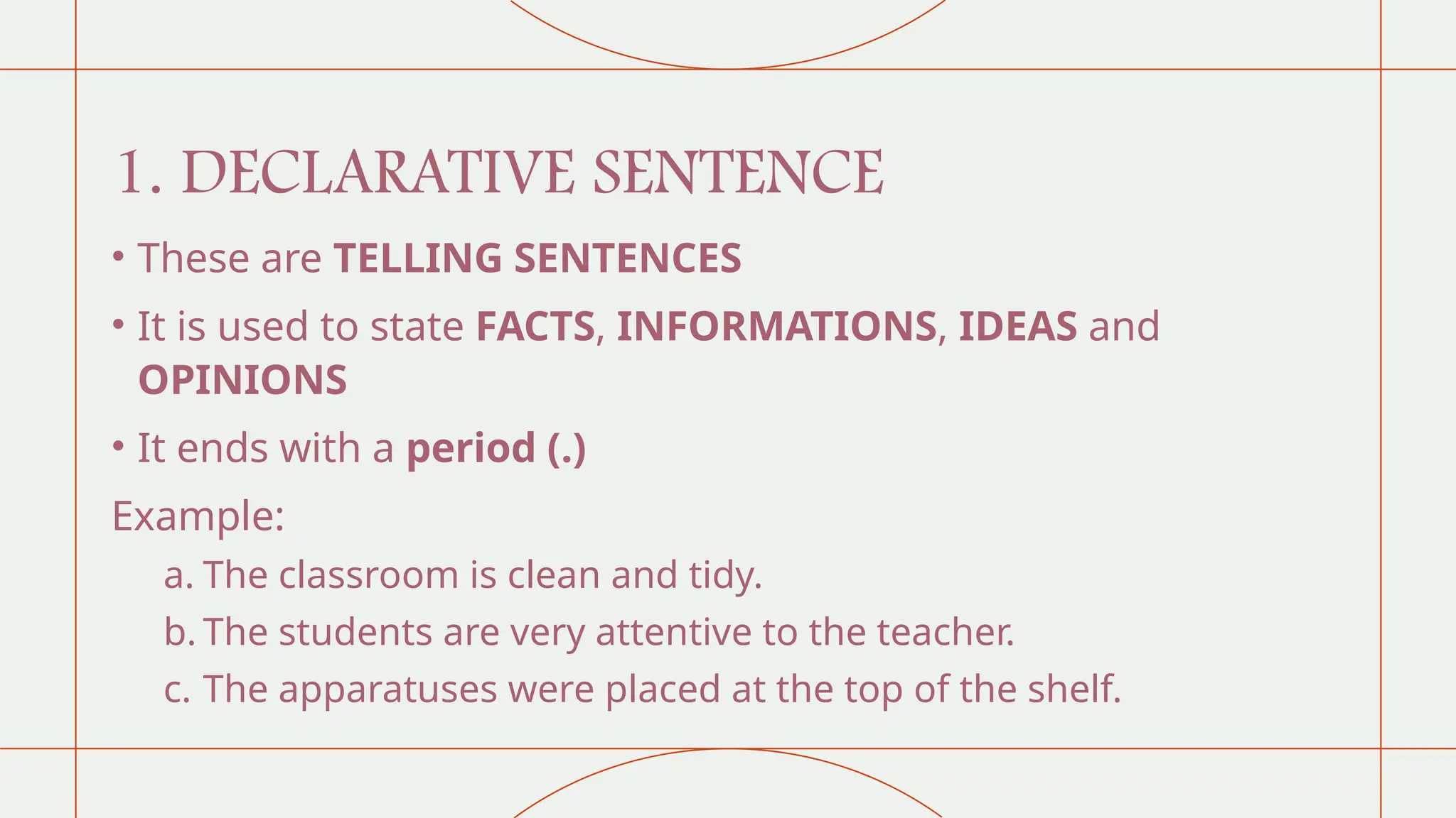 Types of Sentences According to Structure | PPT