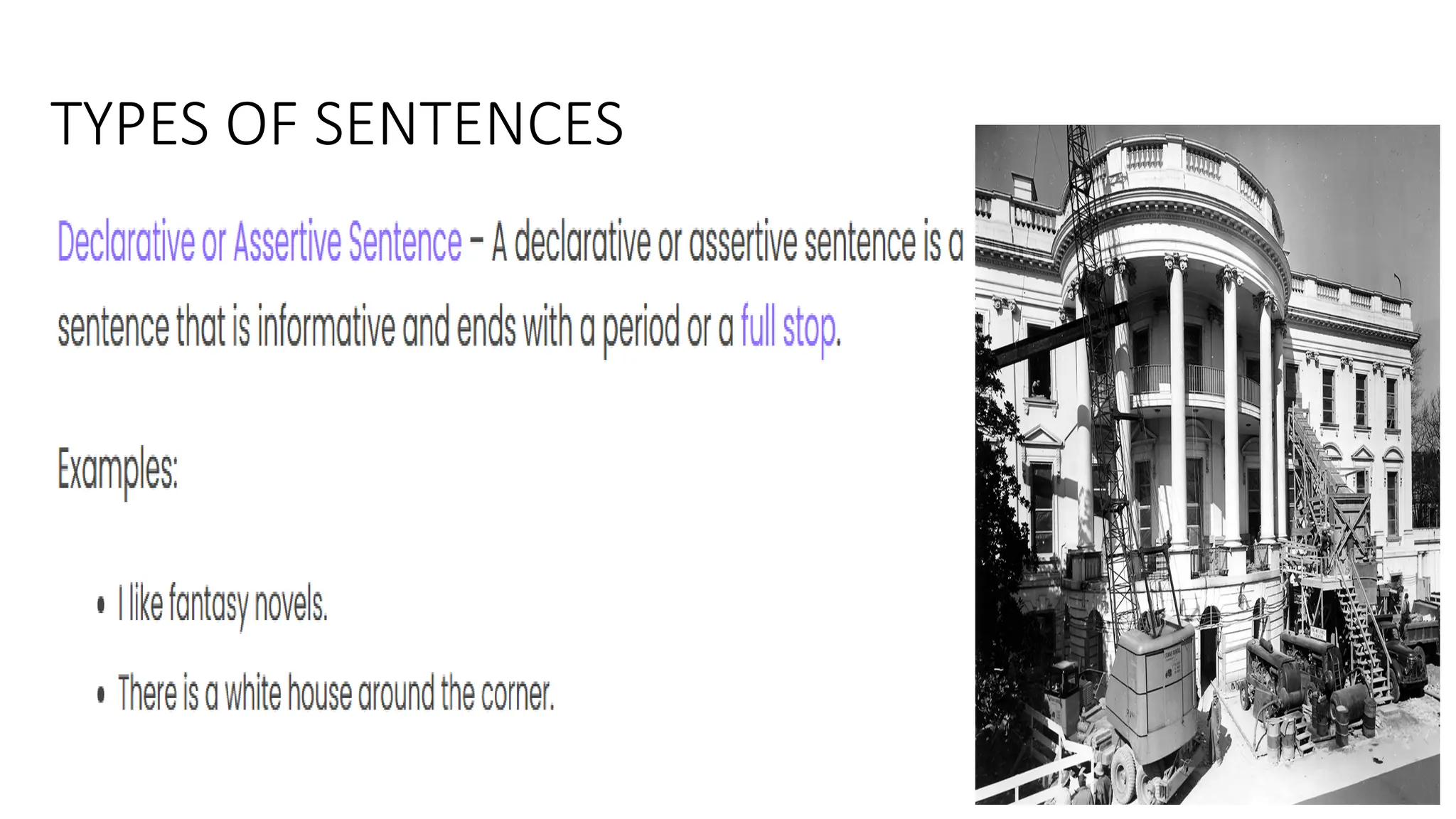 Types of Sentences according to Structure | PPTX