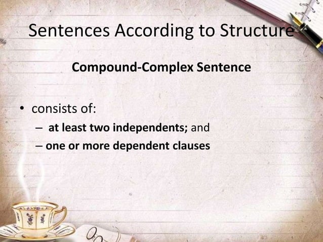 Types of sentences according to structure | PPTX