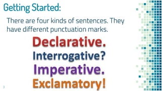 Types of Sentences and Punctuation Marks | PPT