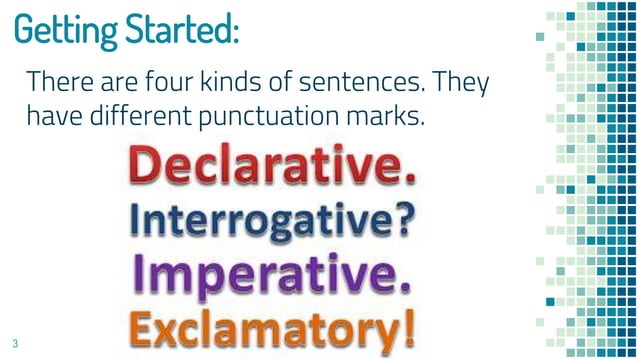 Types of Sentences and Punctuation Marks | PPT