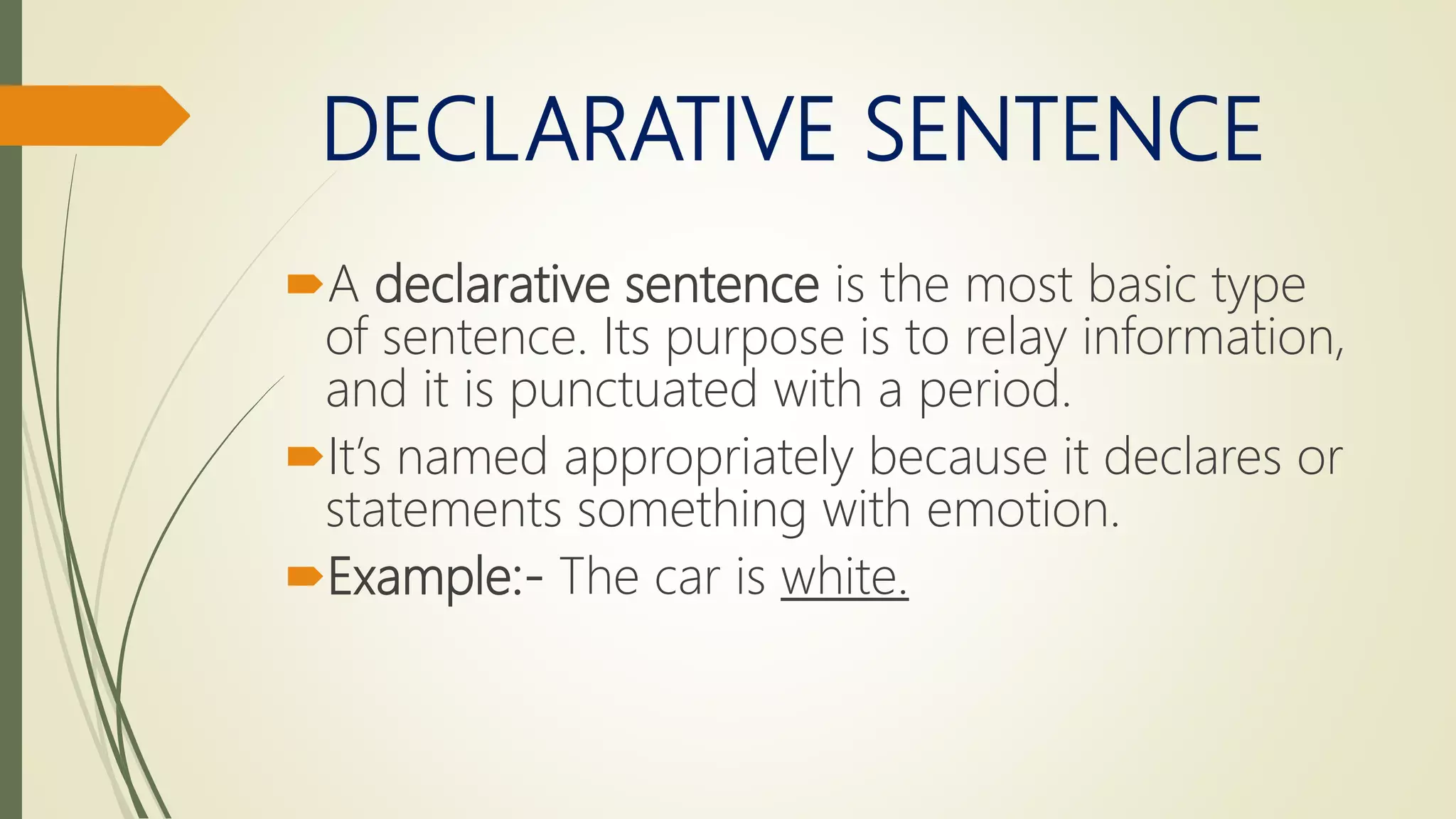 Types of sentences by suman saha | PPTX