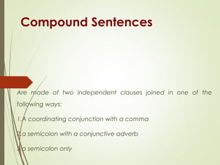 Types of sentences final | PPT