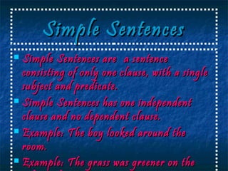 Types of sentences partn 2 | PPT