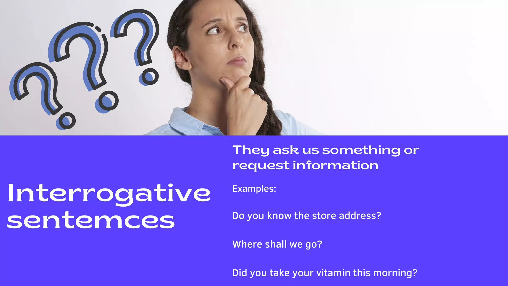 Types of sentences slides | PDF