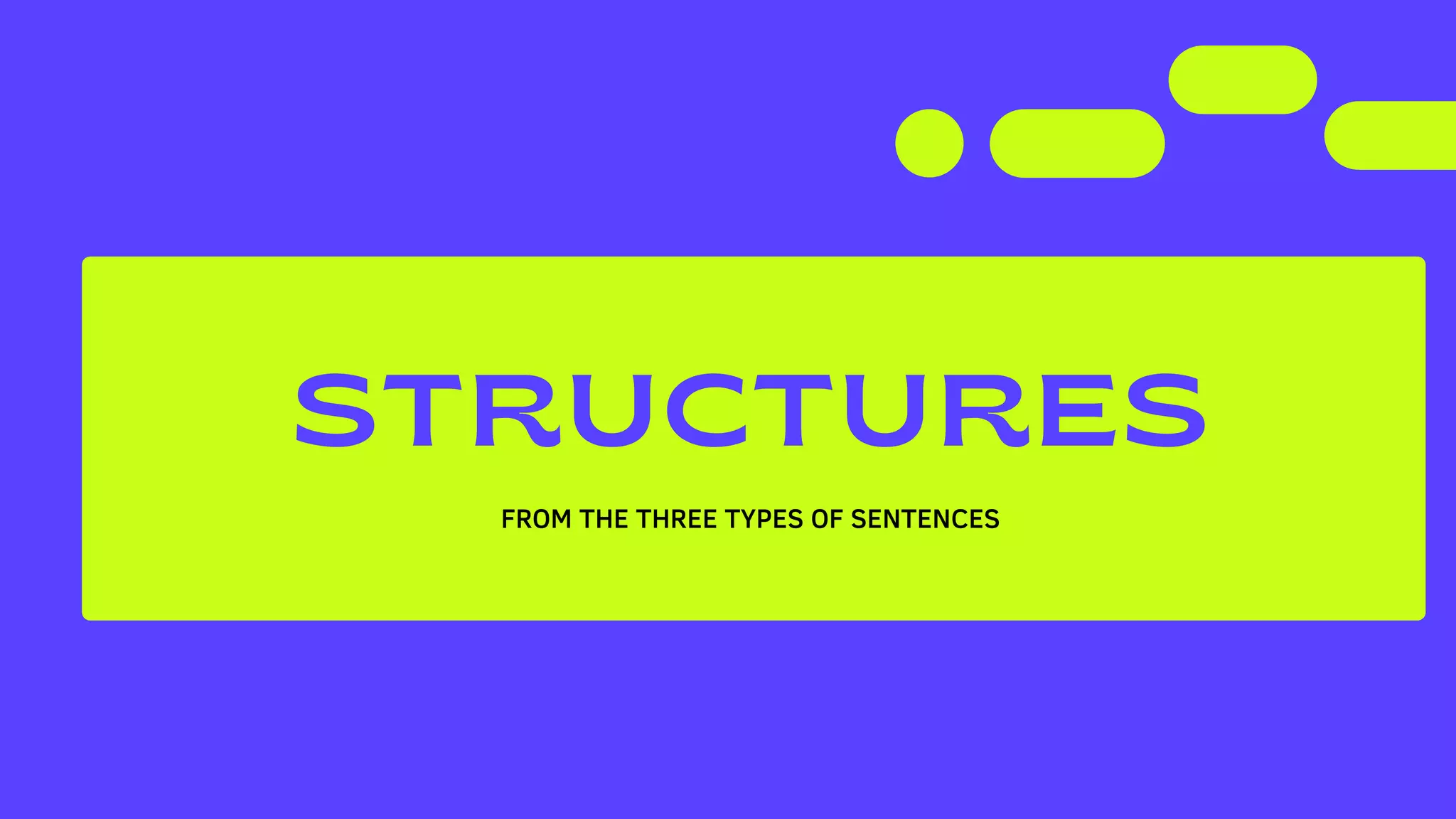 Types of sentences slides | PDF