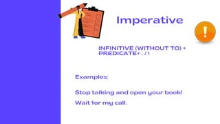 Types of sentences slides | PDF