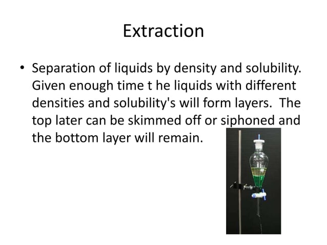 Types of separation notes | PPT