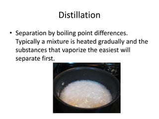 Types of separation notes | PPTX
