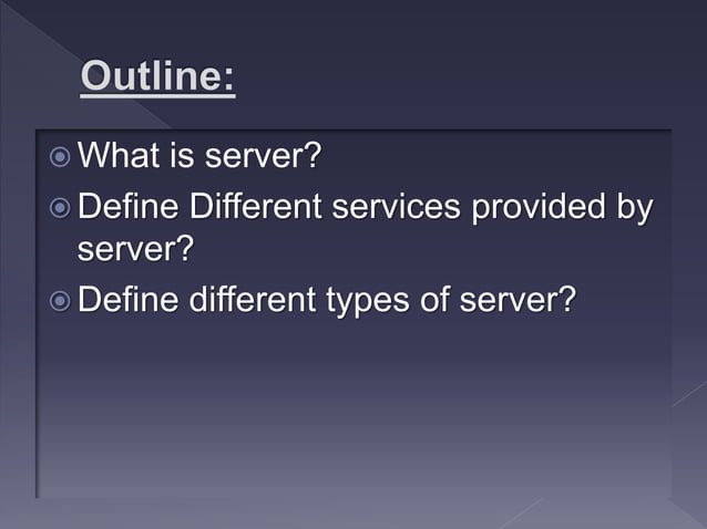 Types of server | PPTX