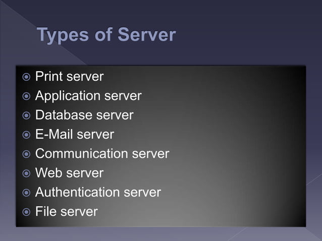 Types of server | PPTX