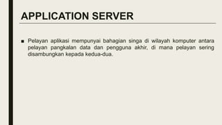 Kumpulan 1: Jenis-jenis Pelayan dan Pelayan OS | PPTX