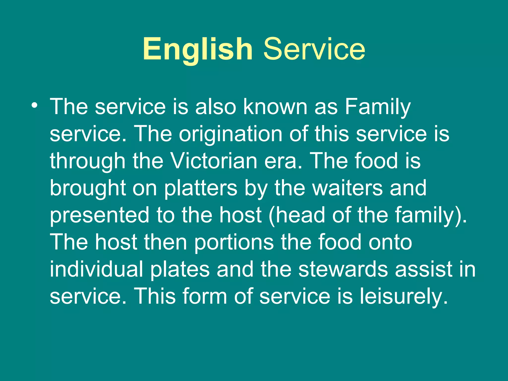 Types of service | PPT