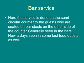 Types of service | PPT