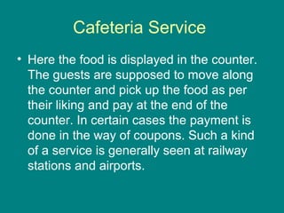 Types of service | PPT