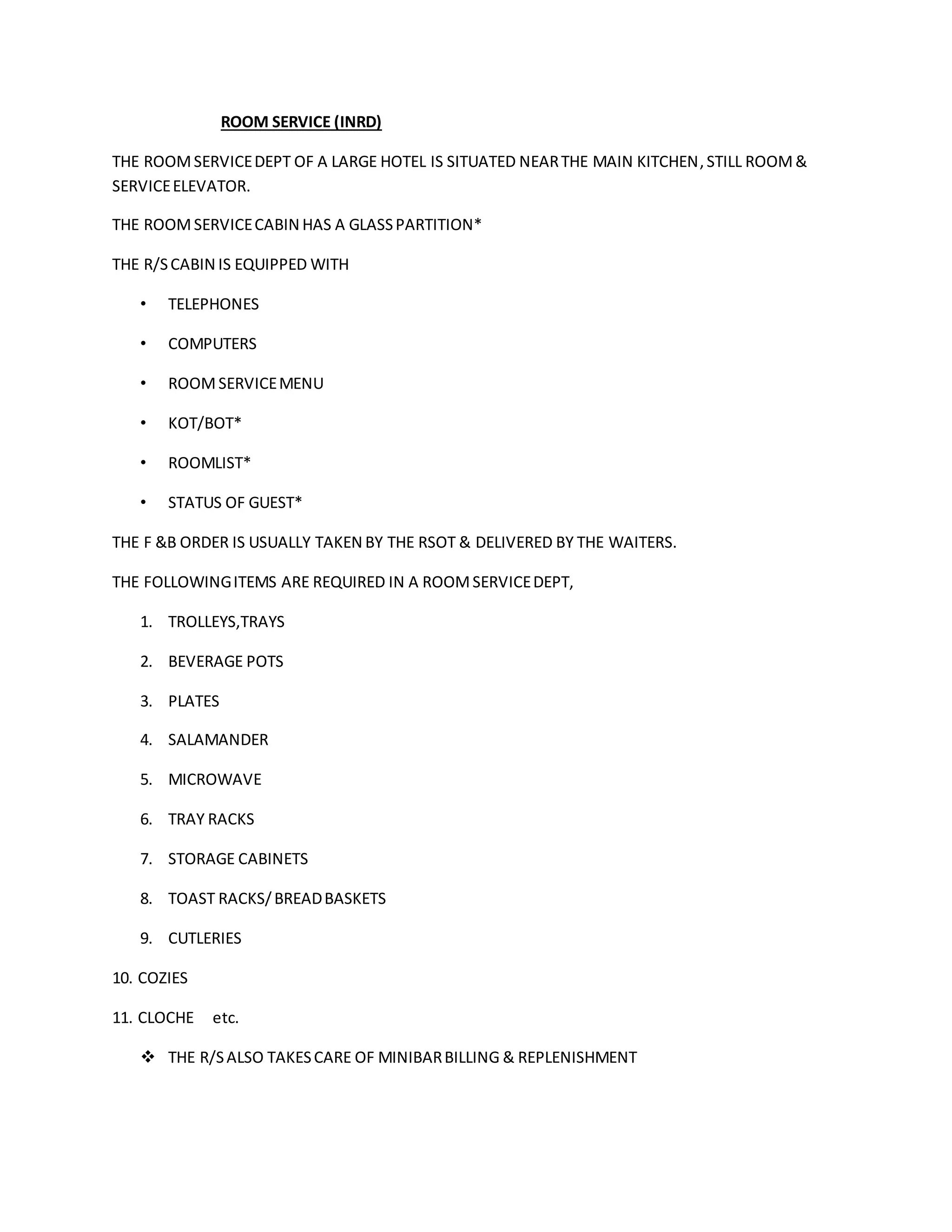 Types of service | DOCX