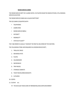 Types of service | DOCX