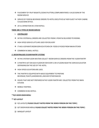 Types of service | DOCX