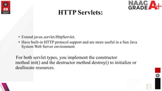 J2EE : Java servlet and its types, environment | PPTX