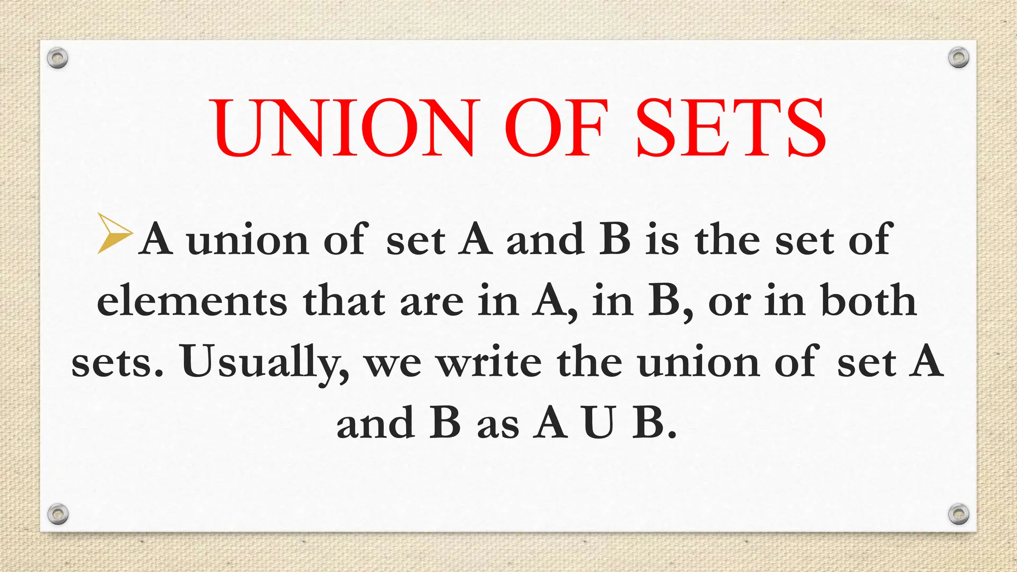 use venn diagrams to represents sets and set operayions | PPT