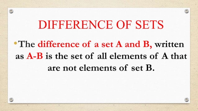 use venn diagrams to represents sets and set operayions | PPT