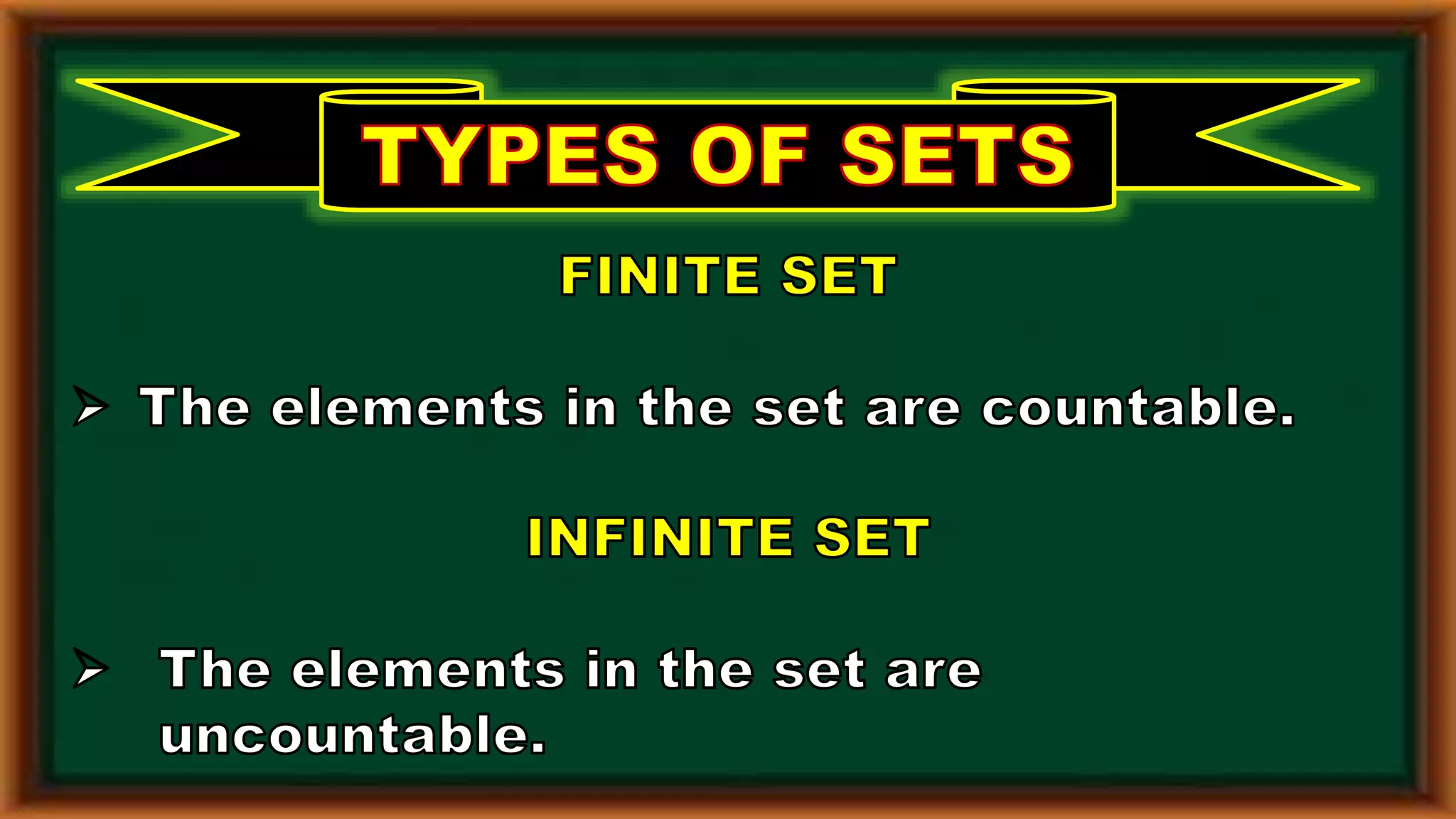 Types of sets | PPT