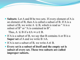 Types of sets | PPTX