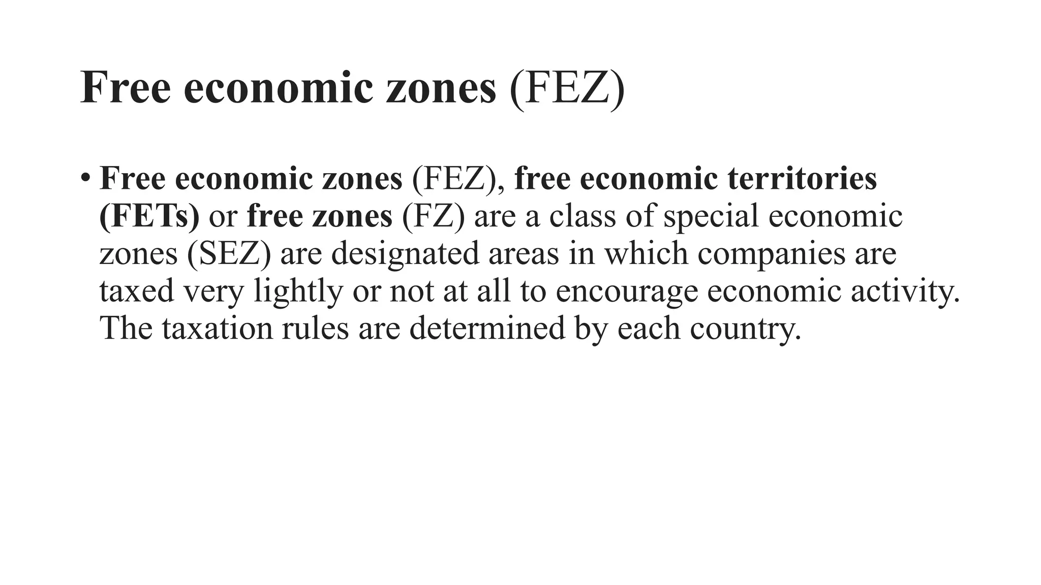Types of sez | PPTX | Industrial Property | Real Estate